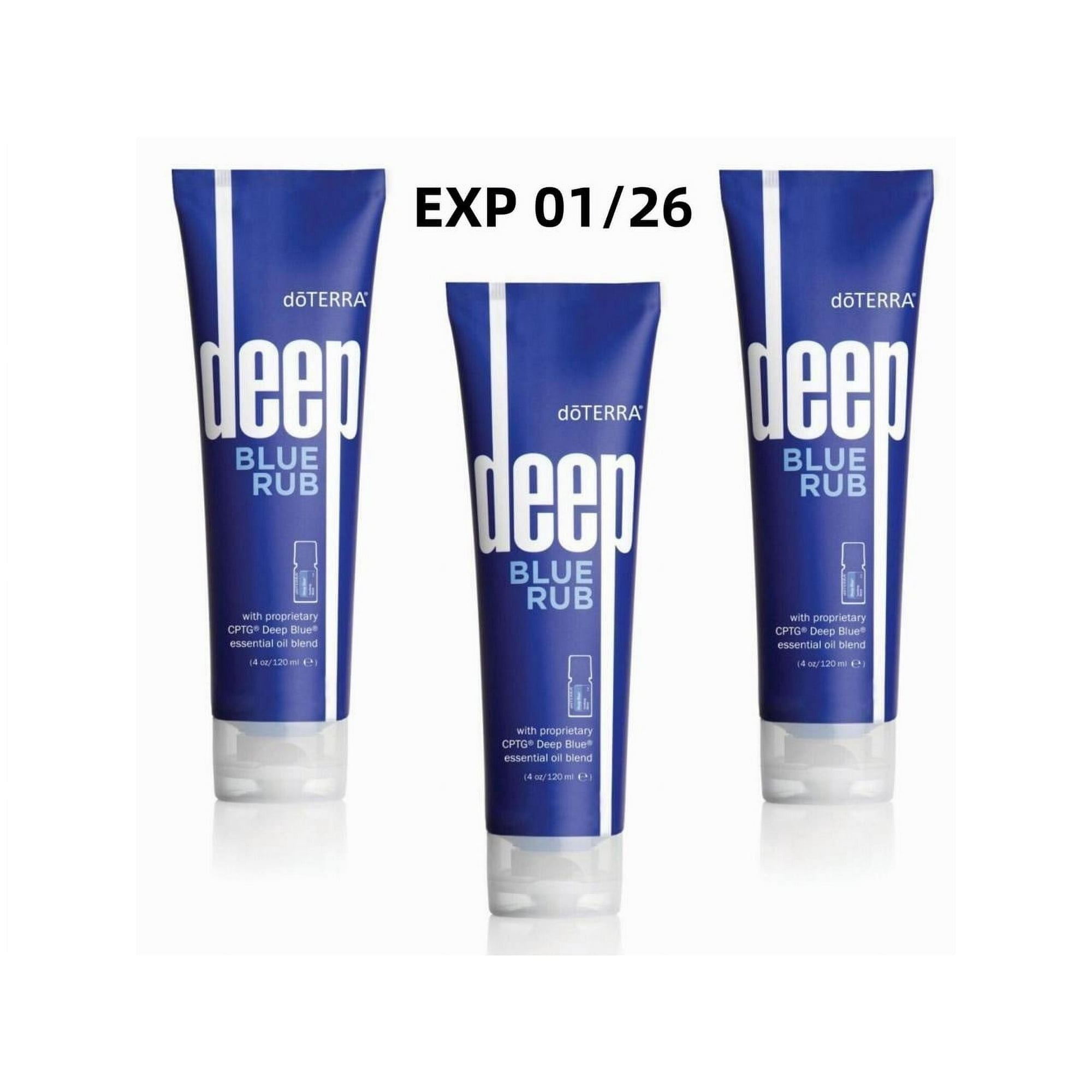 Deep Blue Rub Cream Doterra - 4 oz - Brand-New, Sealed - 3 Packs ...