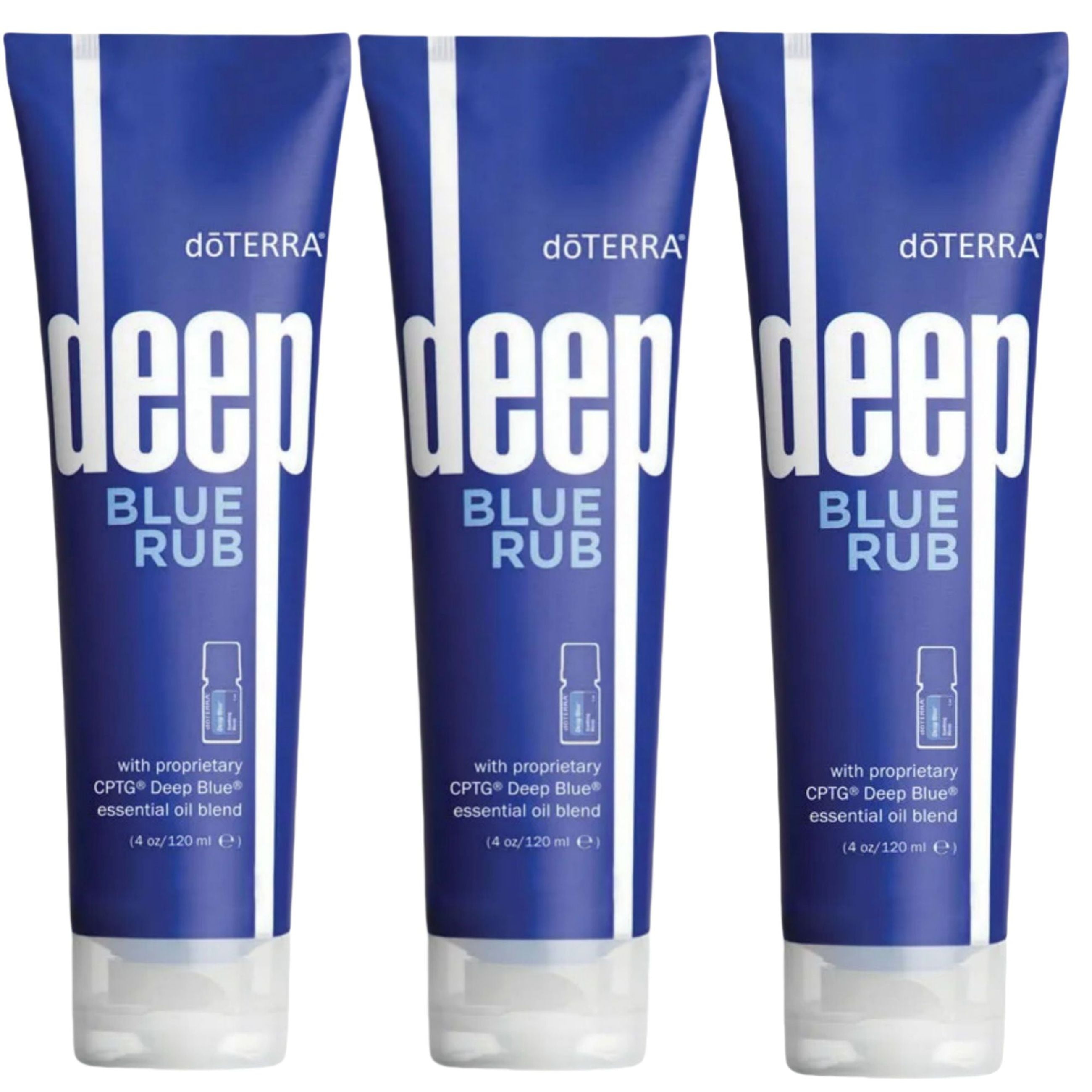 Deep Blue Rub Cream Doterra - 4 oz - Brand-New, Sealed - 3 Packs ...
