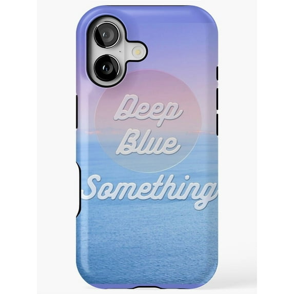 Deep Blue Something Art Phone Case for iPhone 11 12 13 14 15 16 17 Pro ...