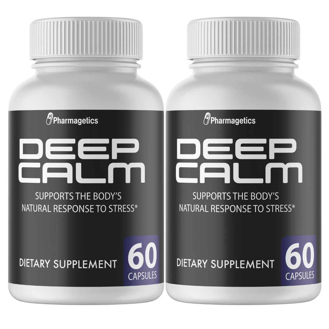 Deep Calm Natural Response To Stress 2 Bottles 120 Capsules - Walmart.com