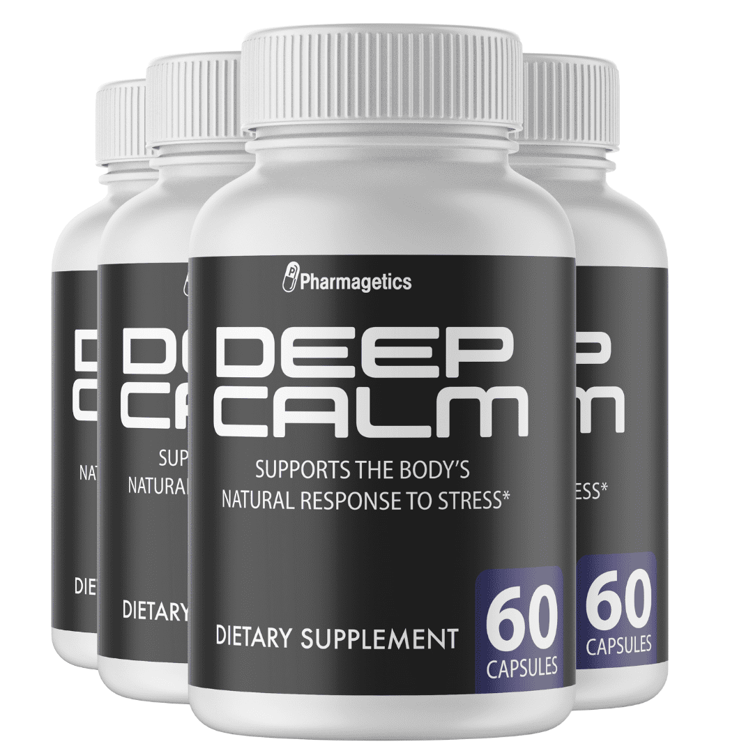 Deep Calm Natural Response To Stress 4 Bottles 240 Capsules - Walmart.com