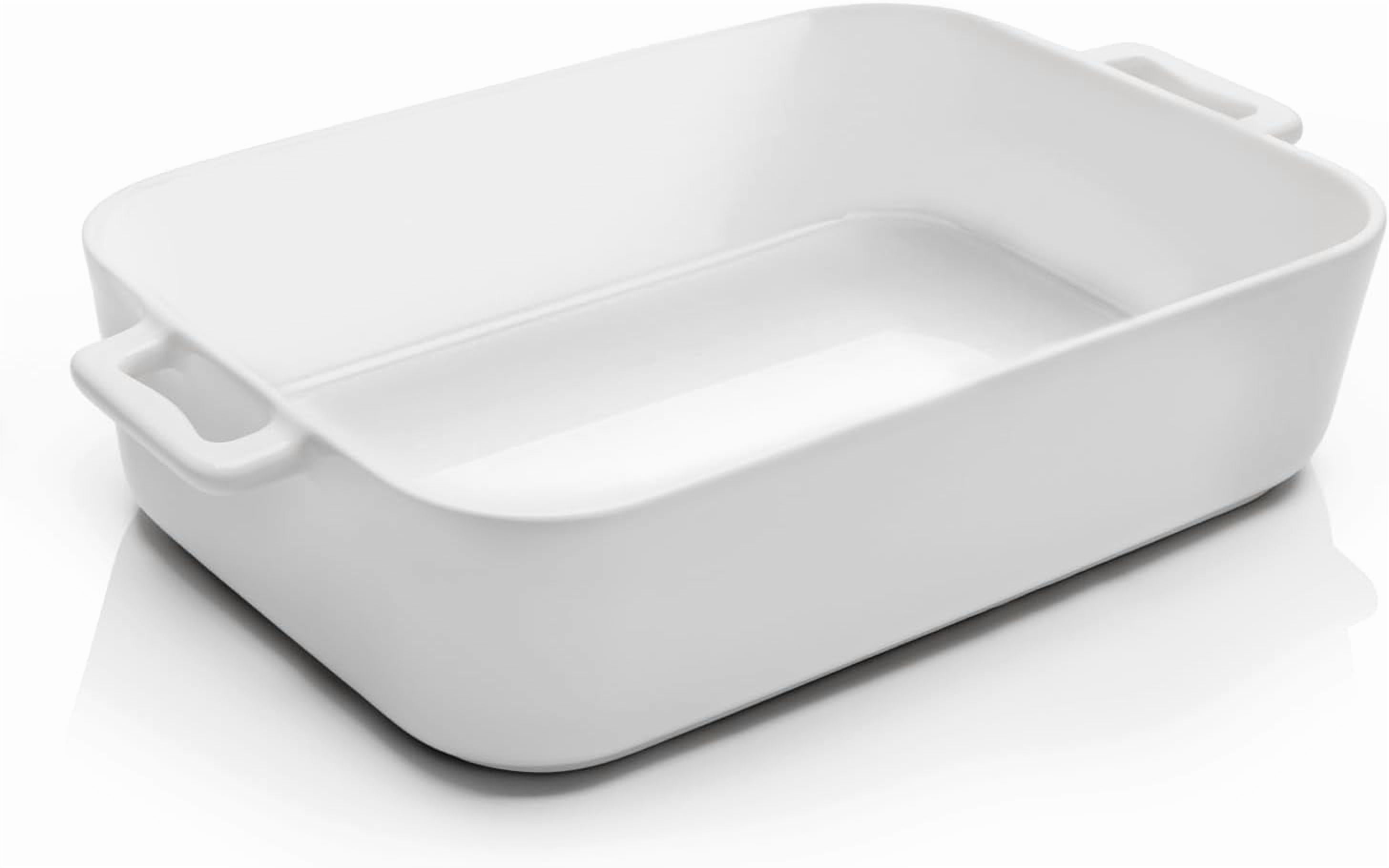 Ahot Deep Ceramic Baking Dish, 1 Elegant Design Lasagna Dish with ...