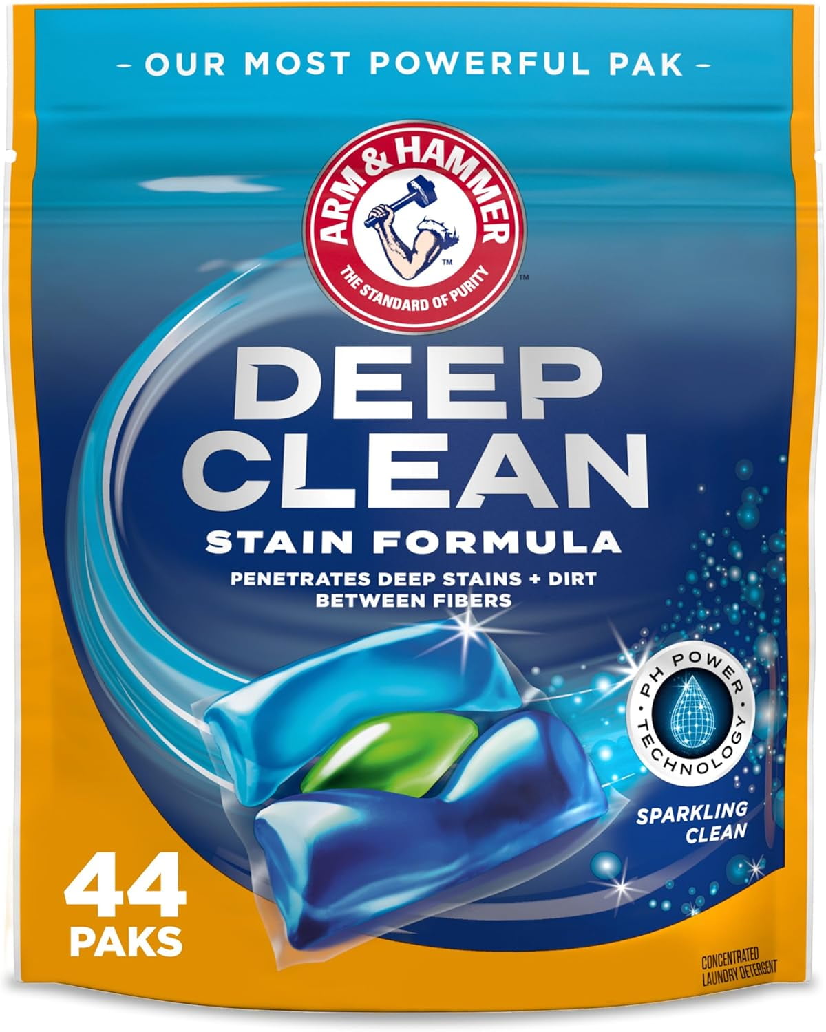 Deep Clean Stain Formula Laundry Detergent Power Paks, Laundry Stain ...