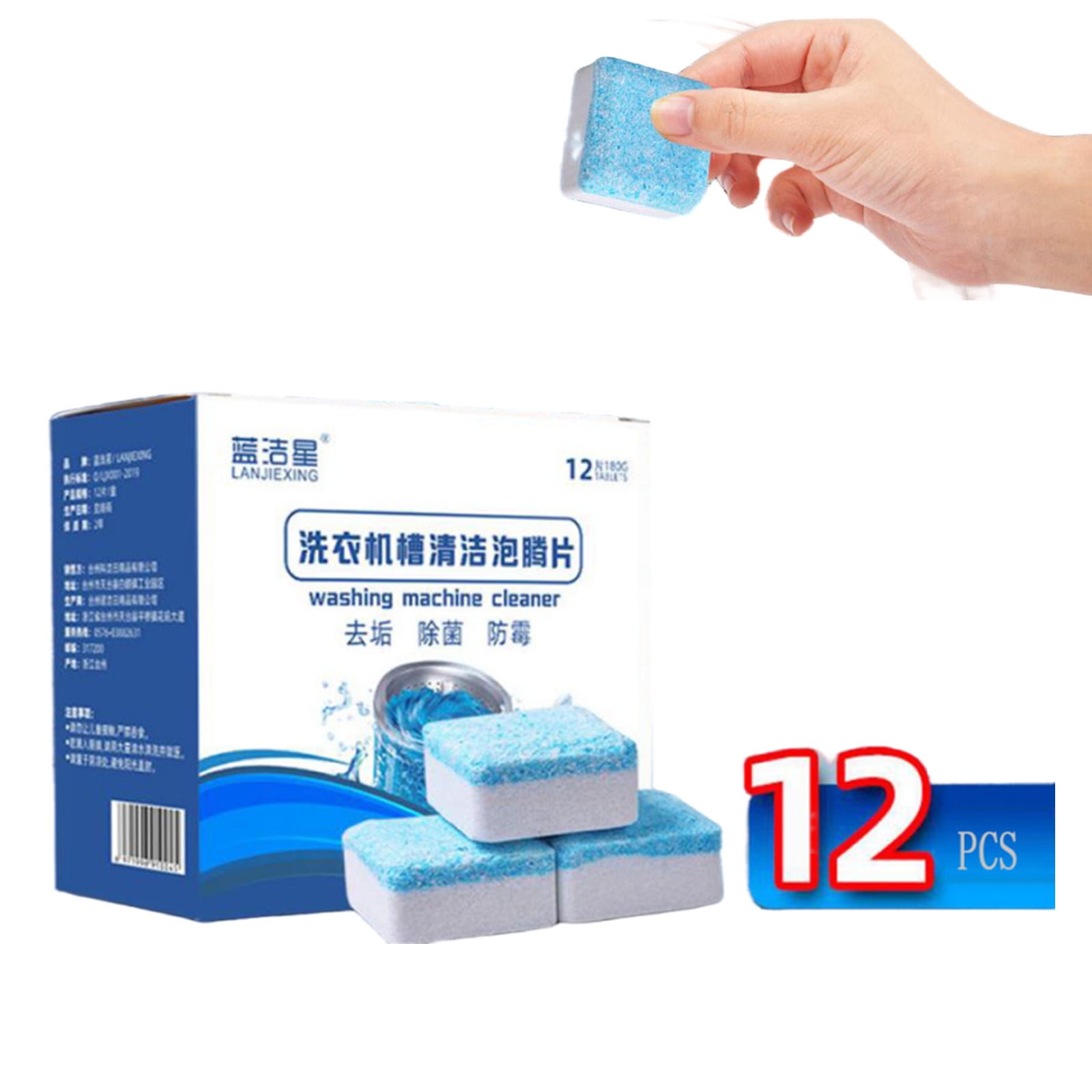 Deep Cleaning Clean Washing Machine Cleaner Tablets Effervescent Deep ...