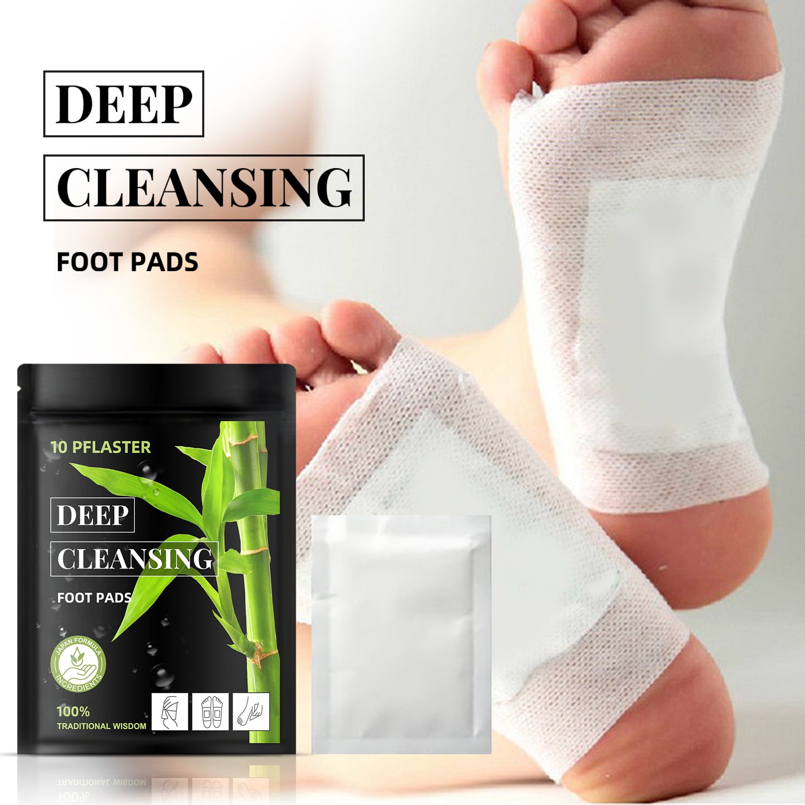 Deep Cleaning Foot Pads for Moisture Absorption and Relaxation to Aid ...