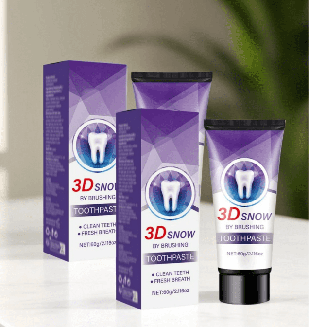 Deep Cleaning Whitening Toothpaste, 3D Snow Technology Removes Tooth ...
