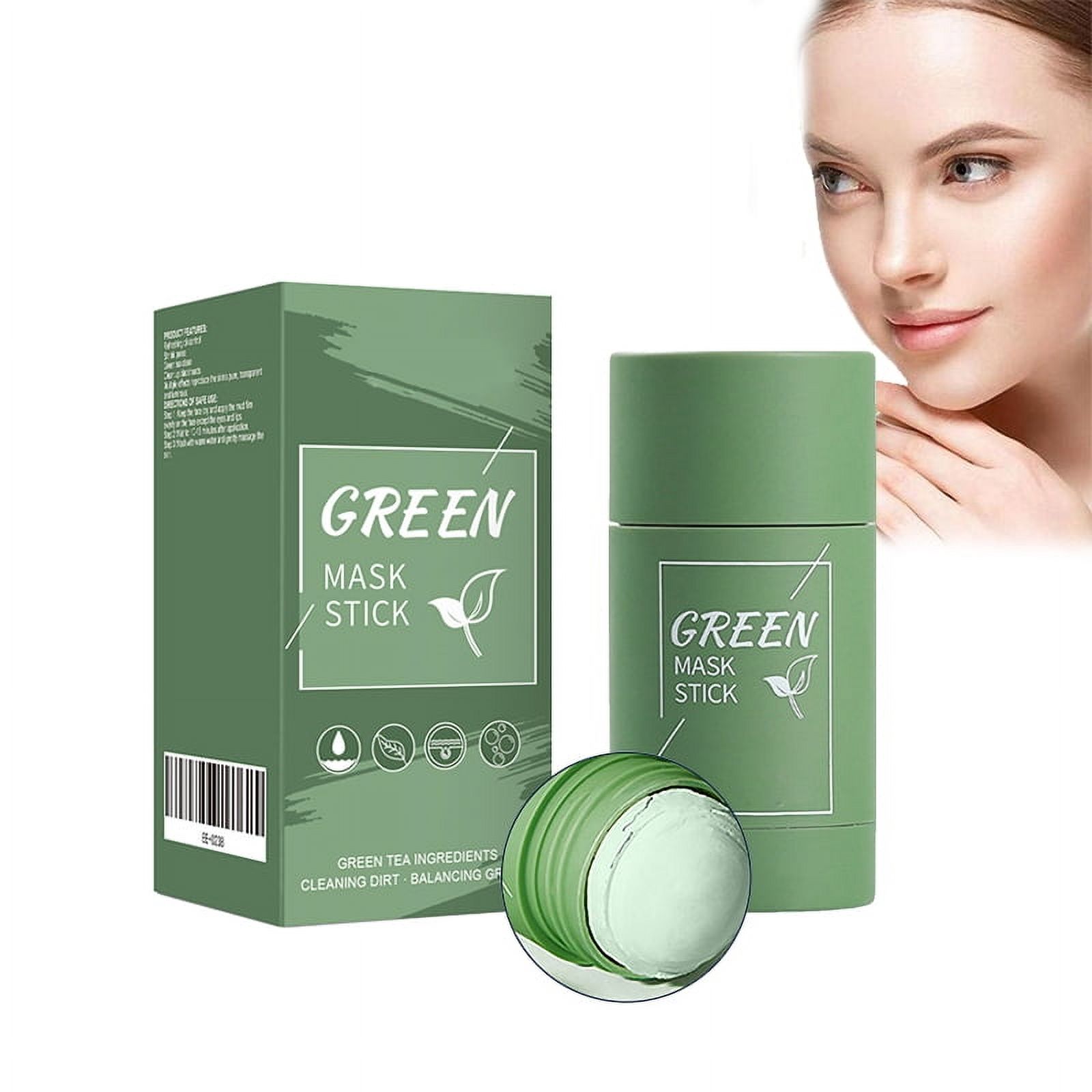 Deep Cleanse Mask Stick,Green Tea Clay Face Mask, Green Mask Stick ...