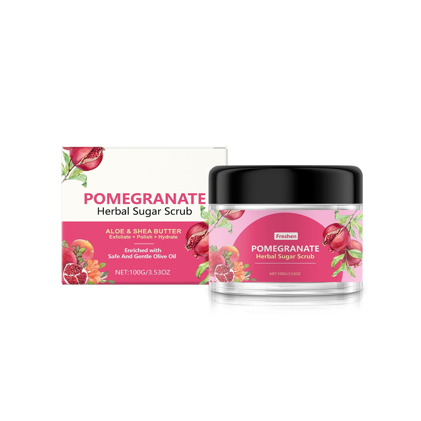 Deep Cleansing Body Scrub with Shea & Sugar - Exfoliating ...