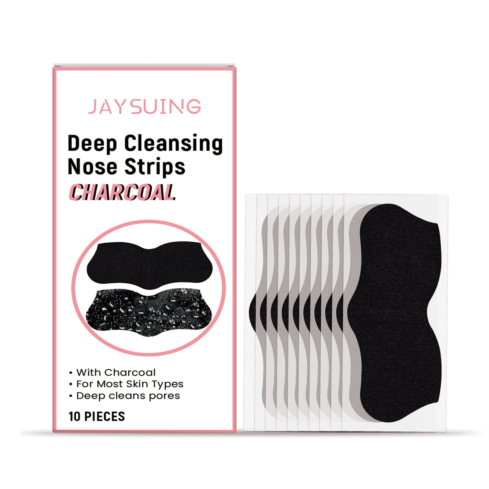 Deep Cleansing Nose Strips - Remove Blackheads, Shrink Pores, Gentle on ...