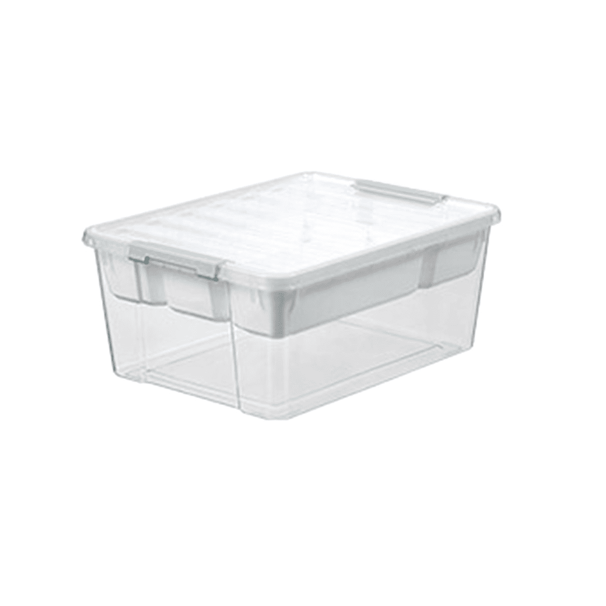 Deep Clear Plastic Stackable Storage Container Bin Box Tote With Clear