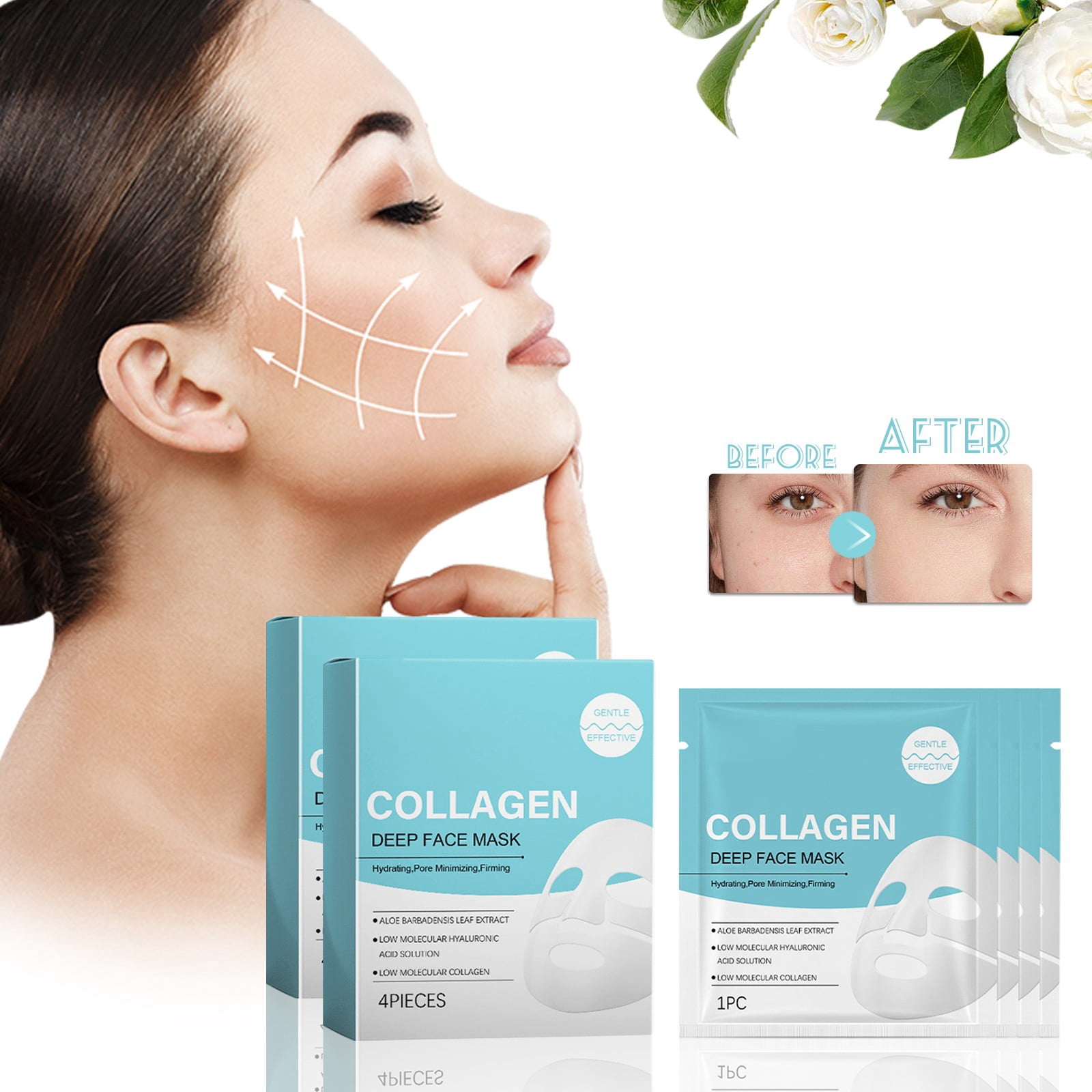 Deep Collagen Night Mask, Which Helps To Improve Skin Elasticity ...