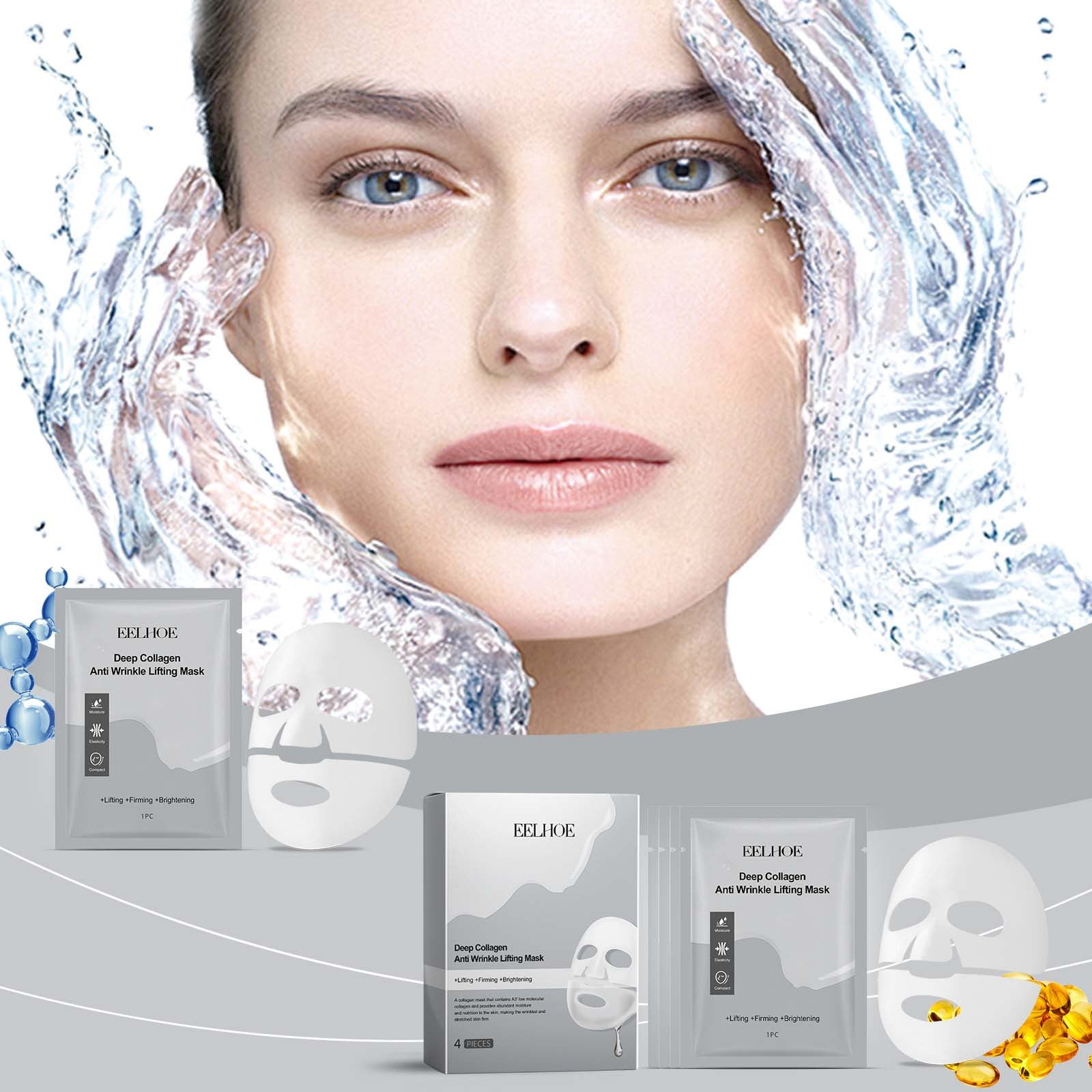 Deep Collagen Overnight Mask 37gx4ea | The real collagen 2,160,000ppb ... Deep Collagen Overnight Mask 37gx4ea | The real collagen 2,160,000ppb ...