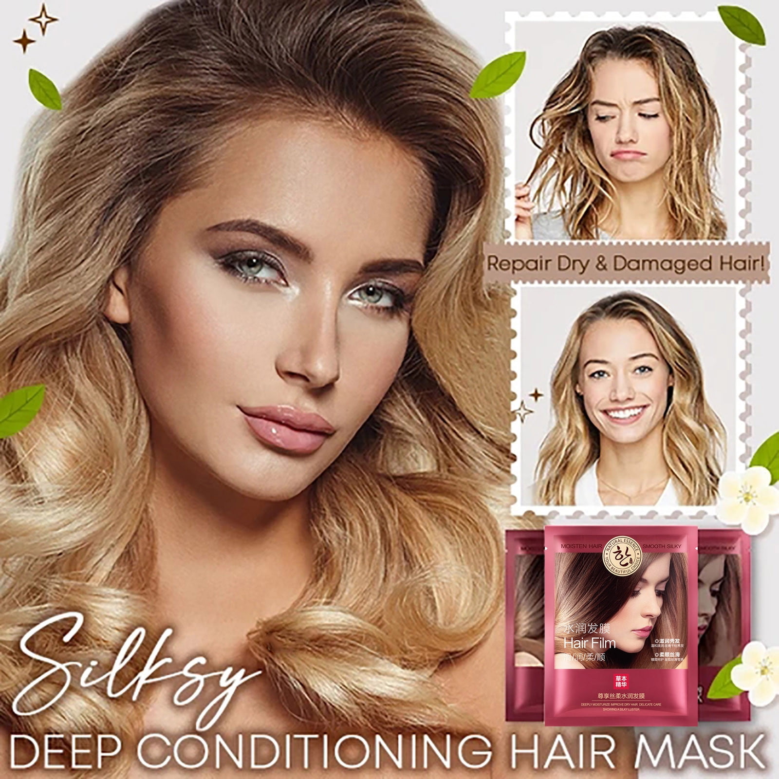 Deep Conditioning Hair Keratin New Damaged Hair Self-Heating Hair 10ml Face Collagen Wolf Body ...