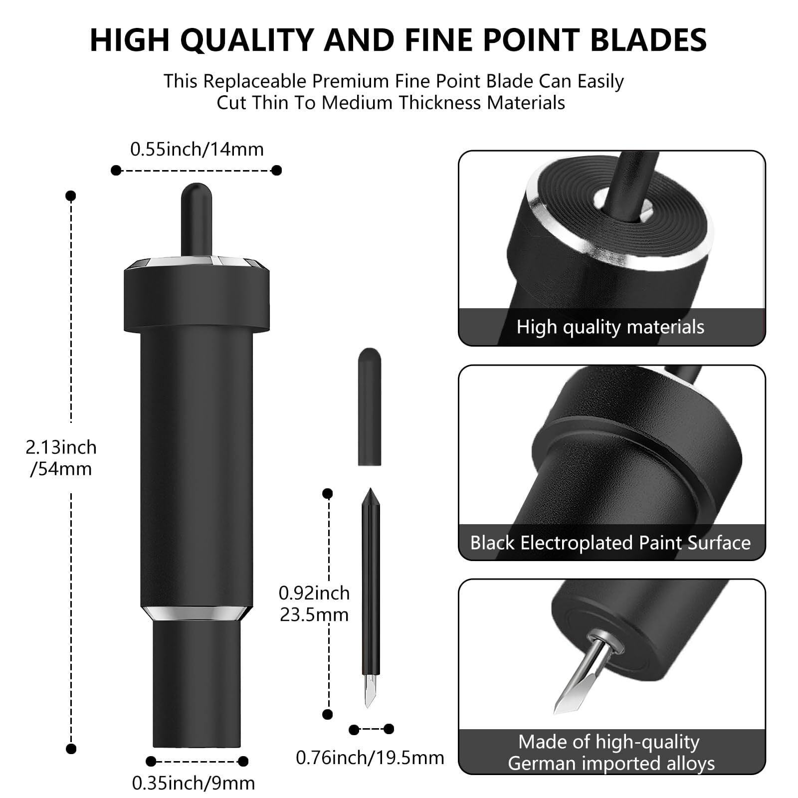 Deep Cut Blade Housing for Cricut Maker 3/Maker/Explore 3/Air 2/Air/One ...
