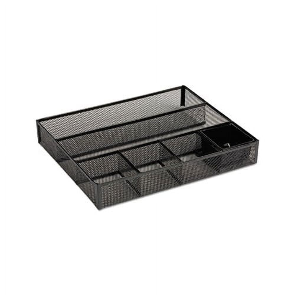 Deep Desk Drawer Organizer Metal Mesh, Black - Walmart.com