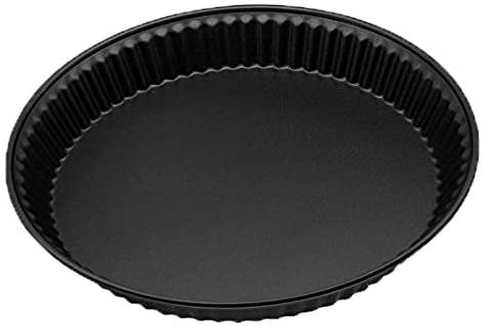 Deep Dish Pizza Pan Non-Stick Carbon Steel Baking Dish for Quiche & Pie ...