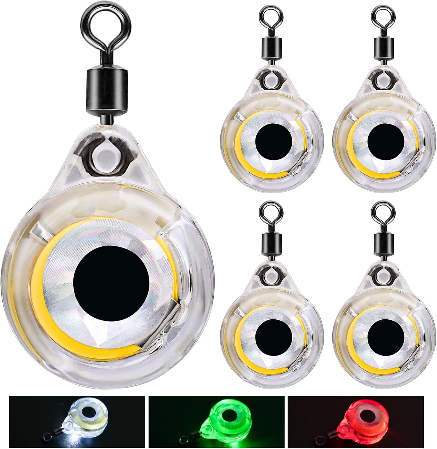 Deep Drop Underwater Fishing Lure Light, Fish Eye Lighted Bait, Deep ...