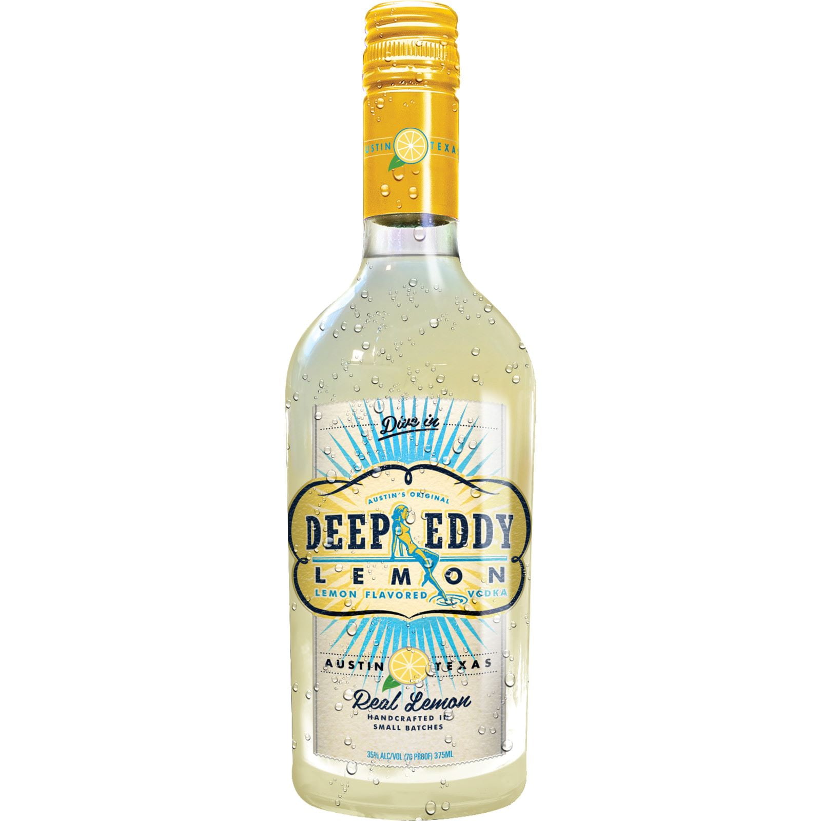 Deep Eddy Lemon Flavored Vodka, 375 ml Bottle, 35% ABV - Walmart.com