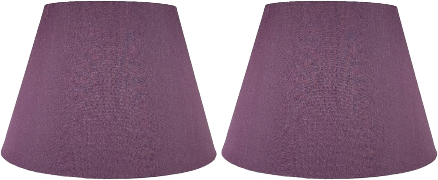 Deep Empire Hardback Lamp Shade,HB-646-13PUR-2, 8 x 13 x 9 in (Top x ...