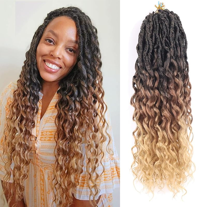 Deep Faux Locs Crochet Hair for Black Women Goddess Locs Crochet Hair ...