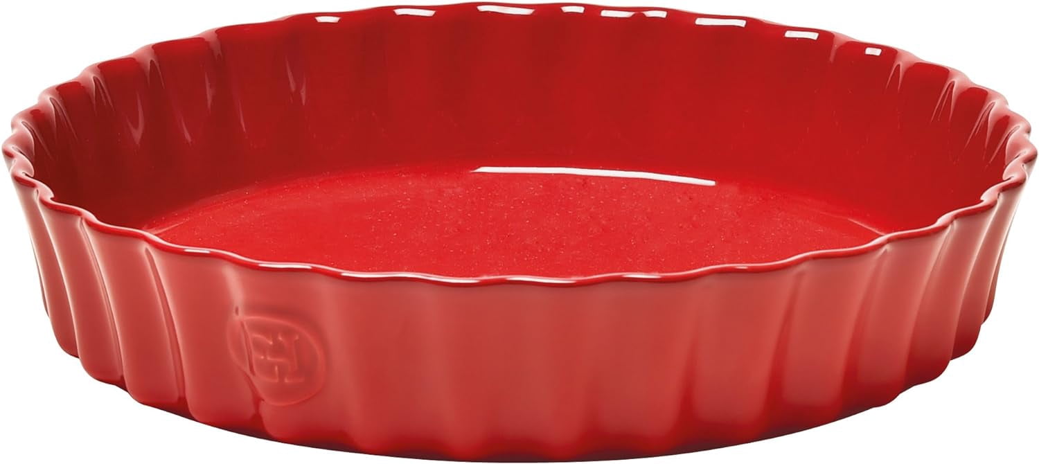 Deep Flan Dish, 1.2 Quart, Burgundy - Walmart.com