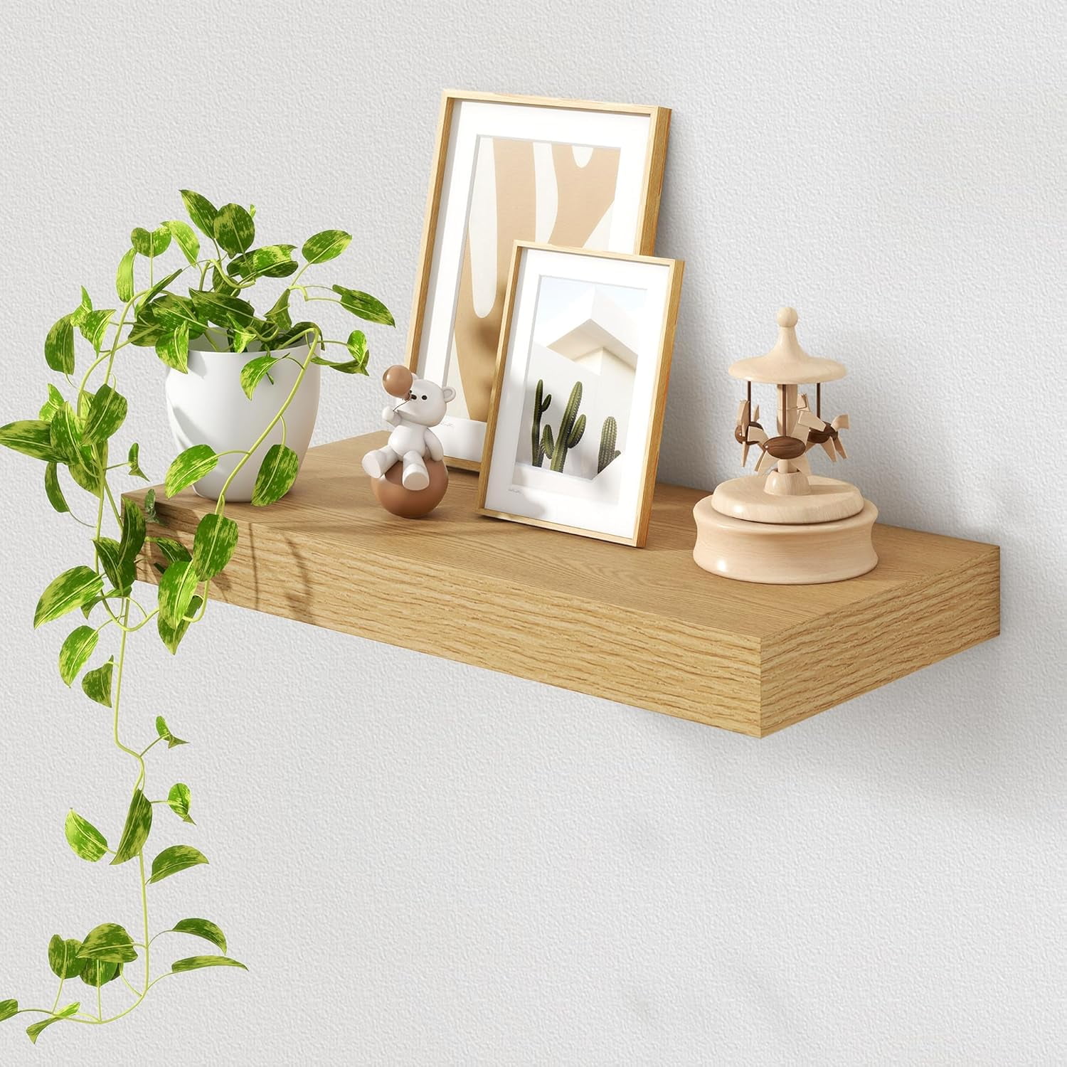 Deep Floating Shelves for Wall | 24 Inch Wide x 12 Inch Deep Floating ...