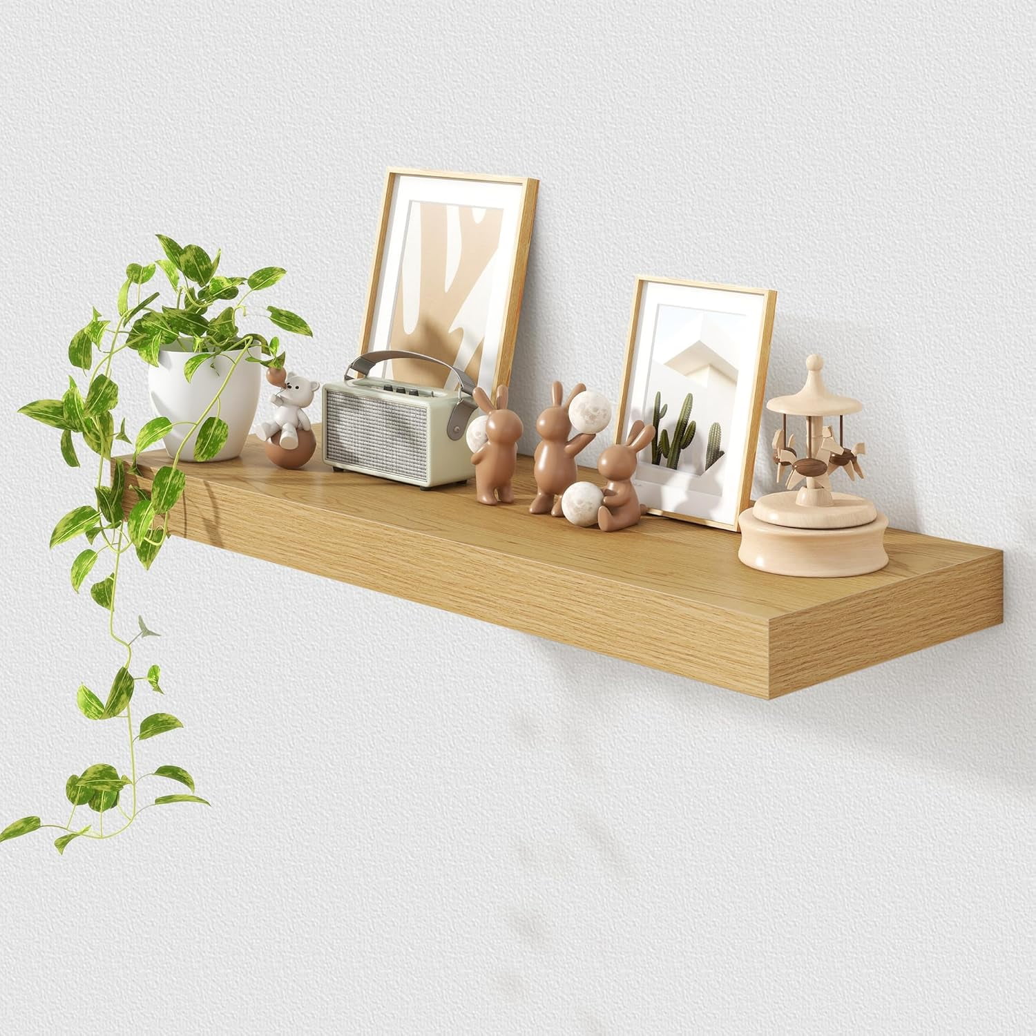 Deep Floating Shelves for Wall | 36 Inch Wide x 12 Inch Deep Floating ...