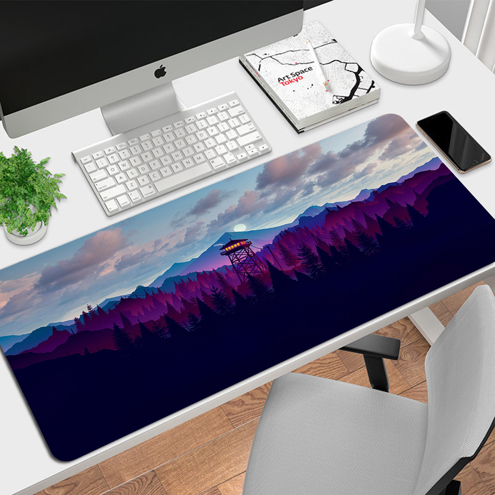 Deep Forest Firewatch Mouse Pad Gaming Accessories Gabinete PC Gamer ...