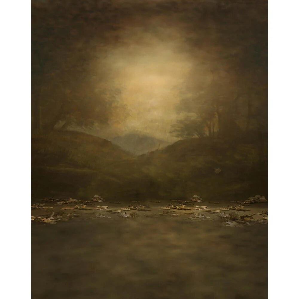 Deep Forest View Blurry Backdrop for Photography studio Abstract ...