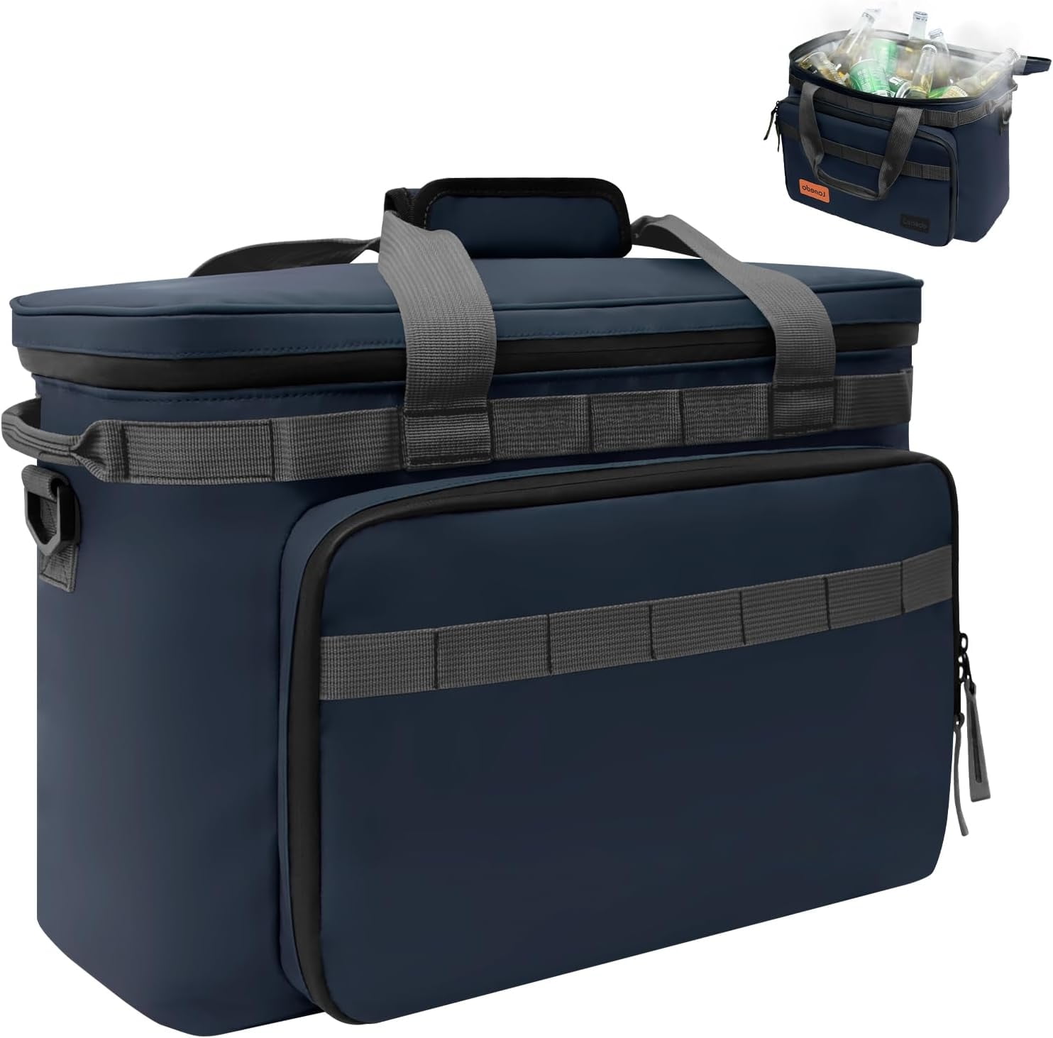 Deep Freeze Cooler Soft Sided Cooler Bag, 34 Can Collapsible Insulated ...