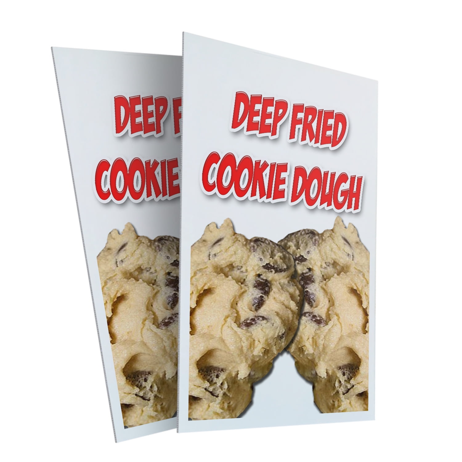 Deep Fried Cookie Dough (2-PACK) 24" x 36" Plastic Signs | Sign Insert ...