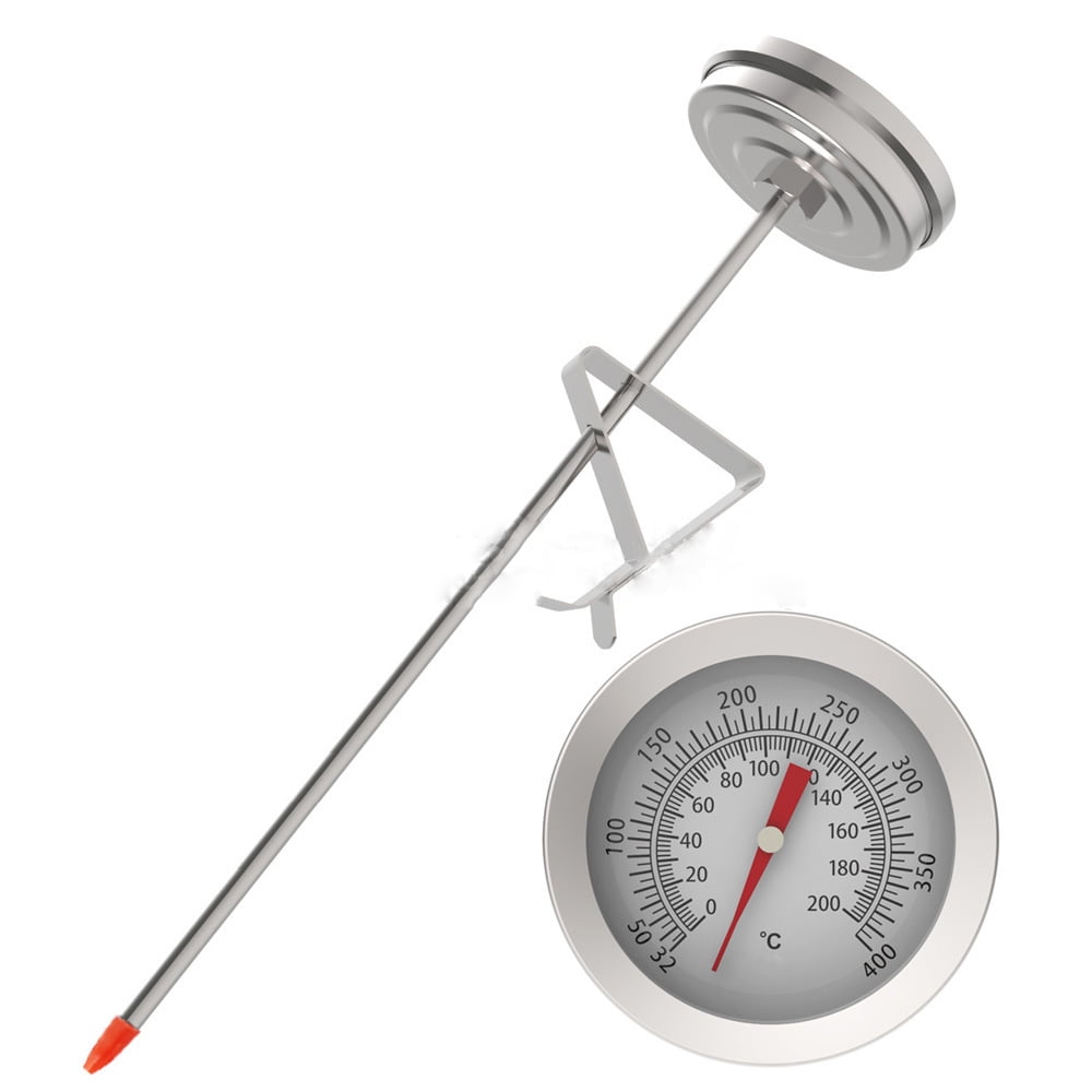 Deep Fry Thermometer With Instant Read,Dial Thermometer,12" Stainless ...