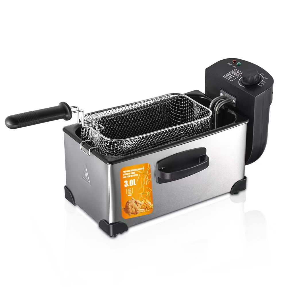 Deep Fryer 110v Household Small Electric Fryer 2000w Electric Fryer ...