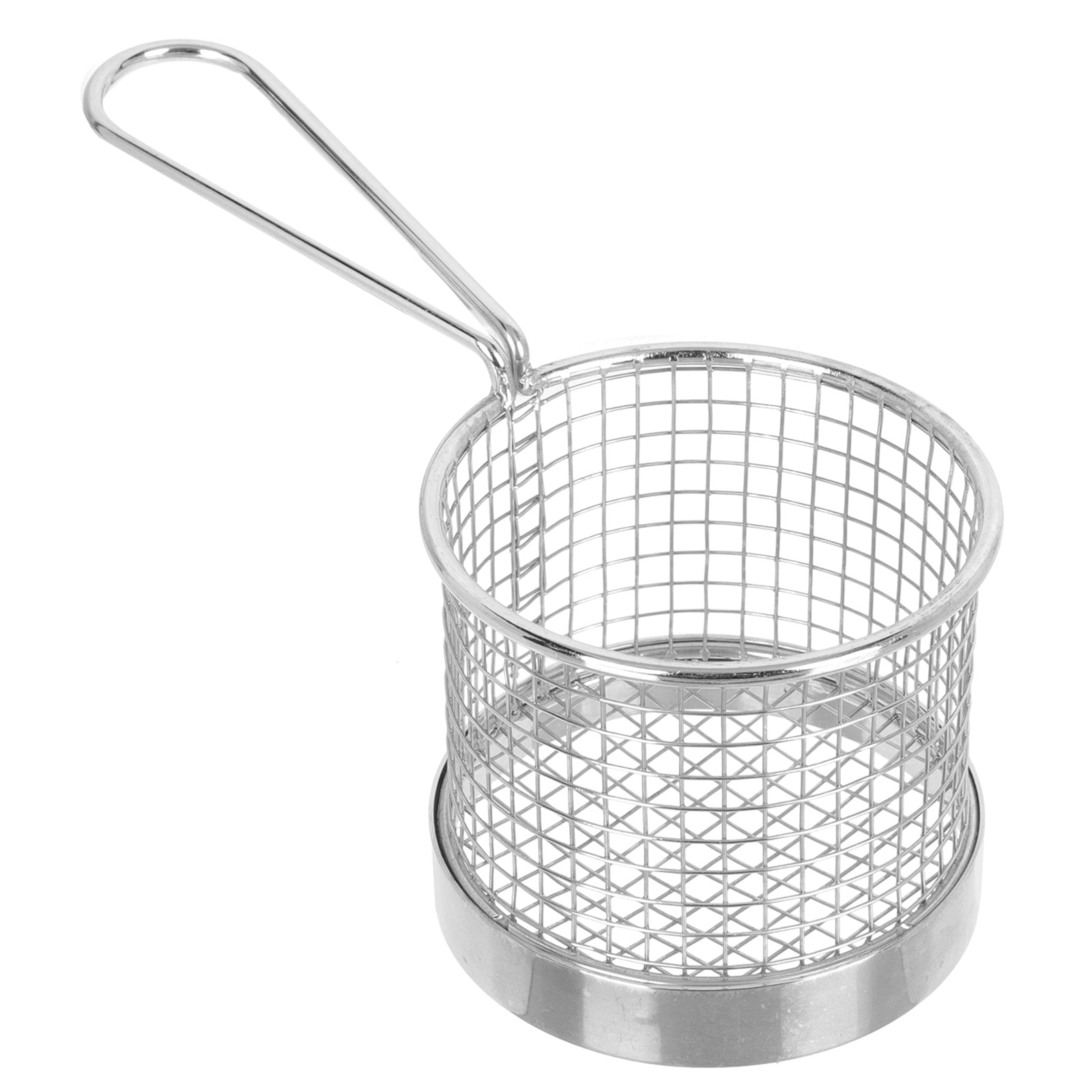 FUEENIRVA Stainless Steel Deep Frying Basket Oil Drainage Households ...
