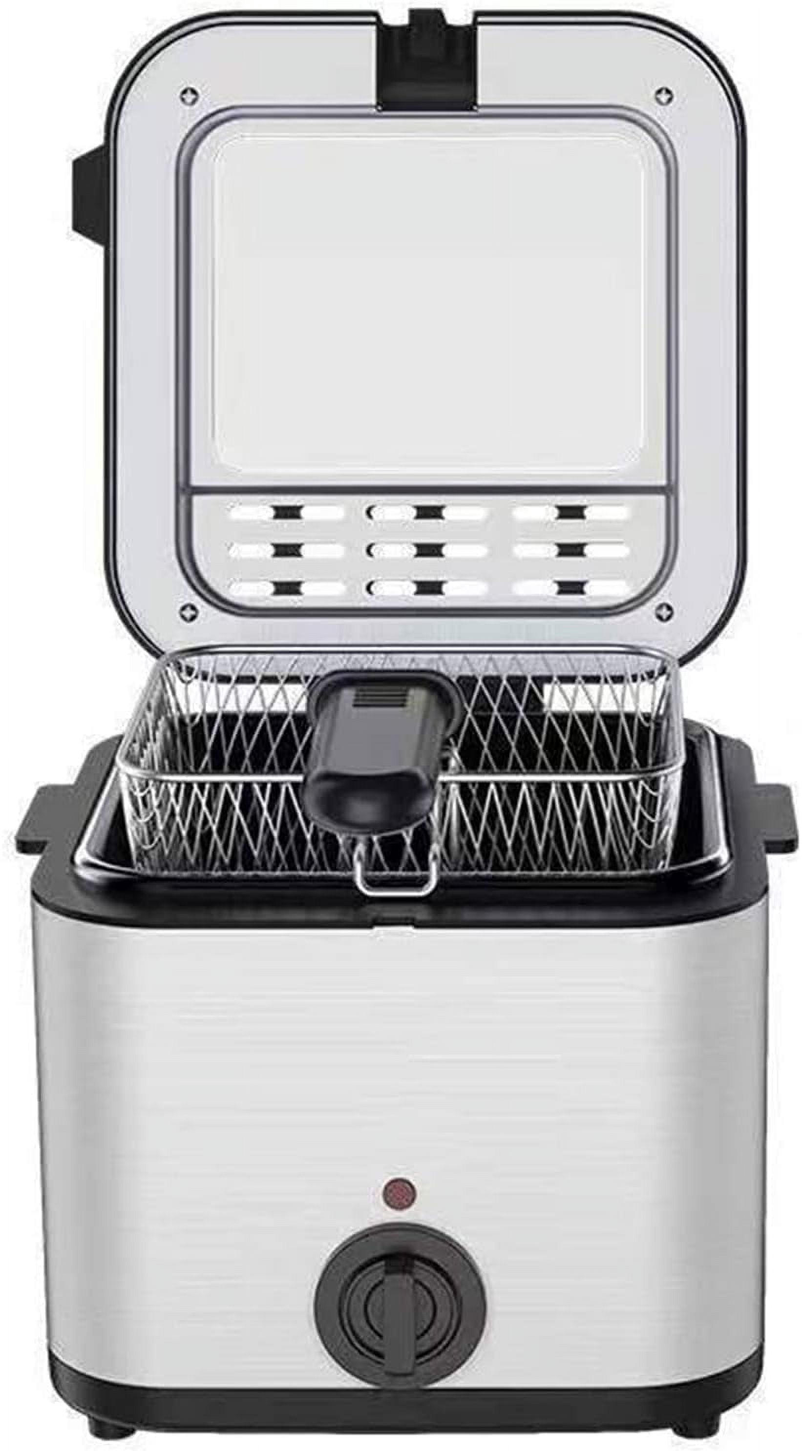 Deep Fryer with Basket,Stainless Steel Electric Fryer with 2.5L Oil ...