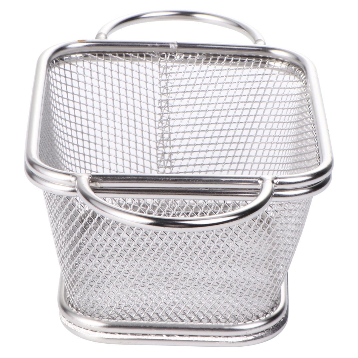 OUNONA Stainless Steel Frying Basket Snack Strainer Food Colander Mesh ...