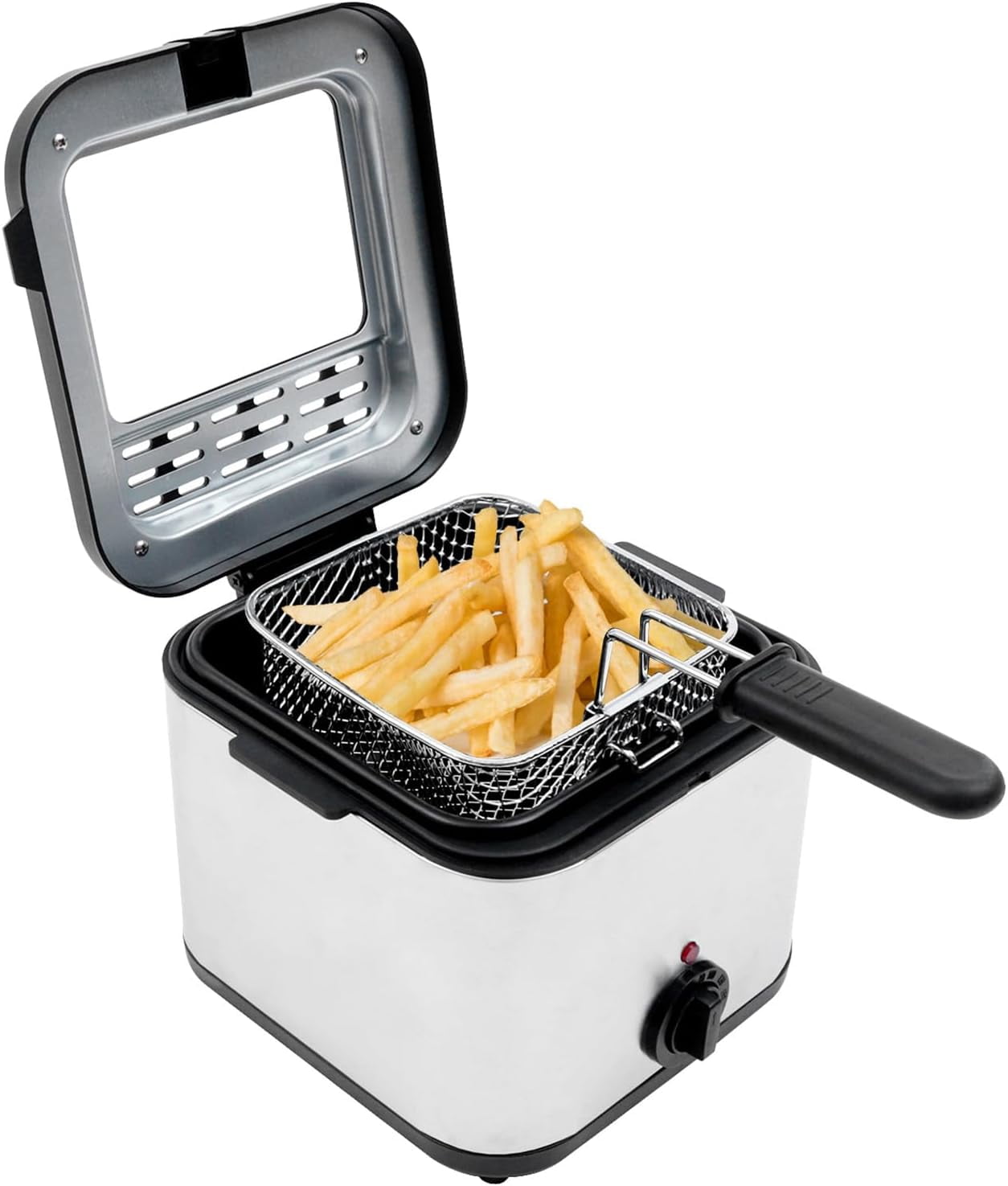 Deep Fryer with Frying Baskets Professional Style 2.5L Electric Deep ...