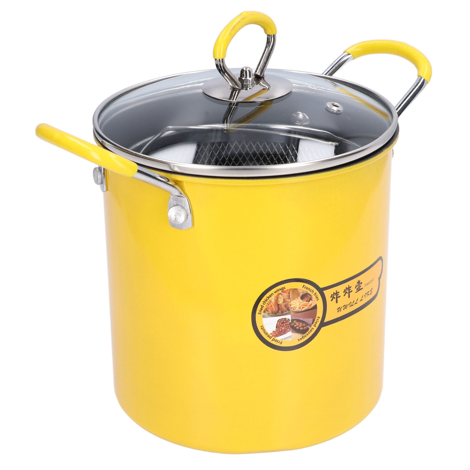 Deep Fryer Pot, 3L Fryer Pot Nonslip For Induction Cookers - Walmart.com