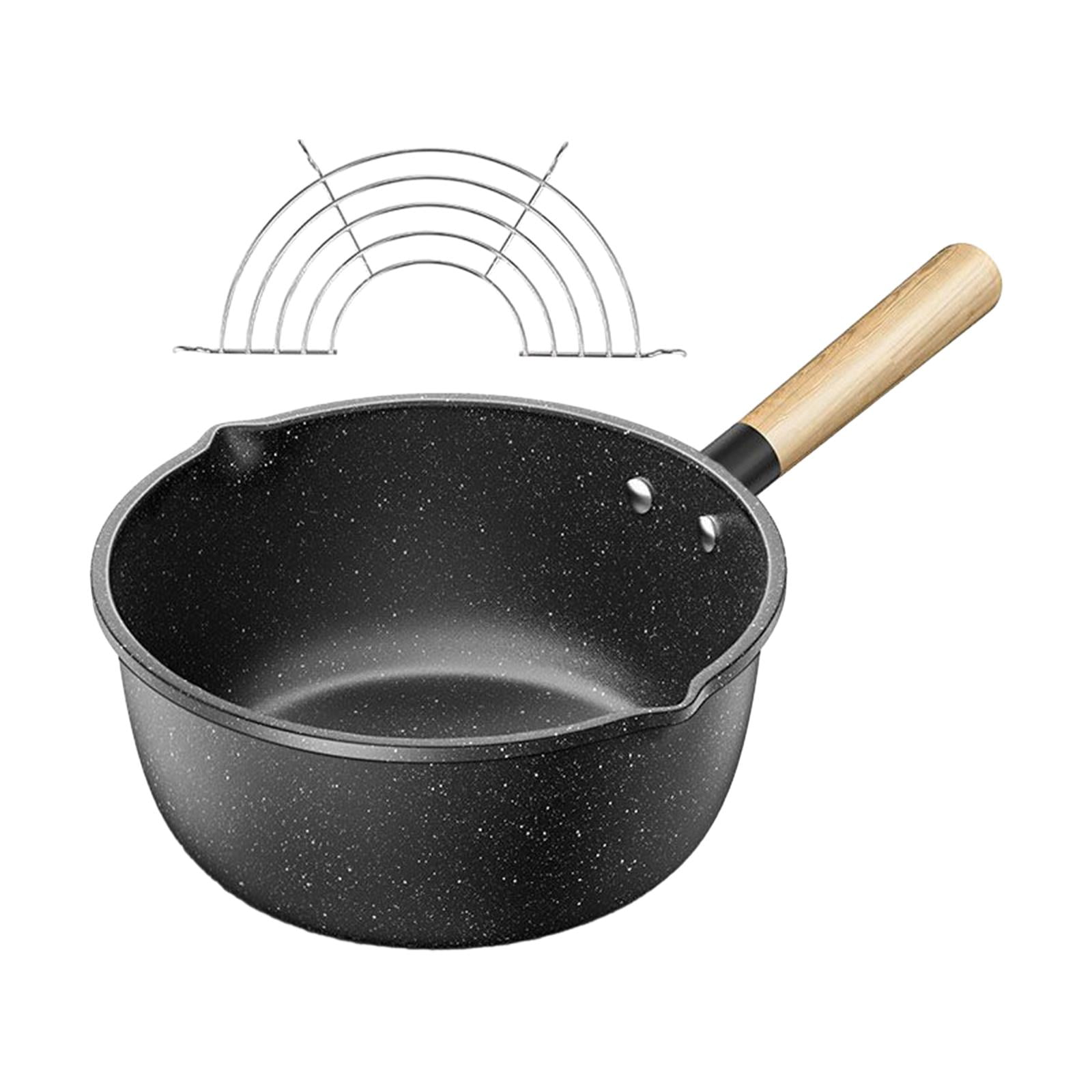 Deep Fryer Pot Japanese Style Tempura Fryer Pan Nonstick Deep Frying ...