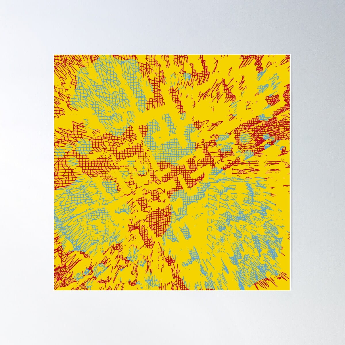 Deep Glitch Color Studies - Set 1, Image 035 Poster Wall Art, Modern ...