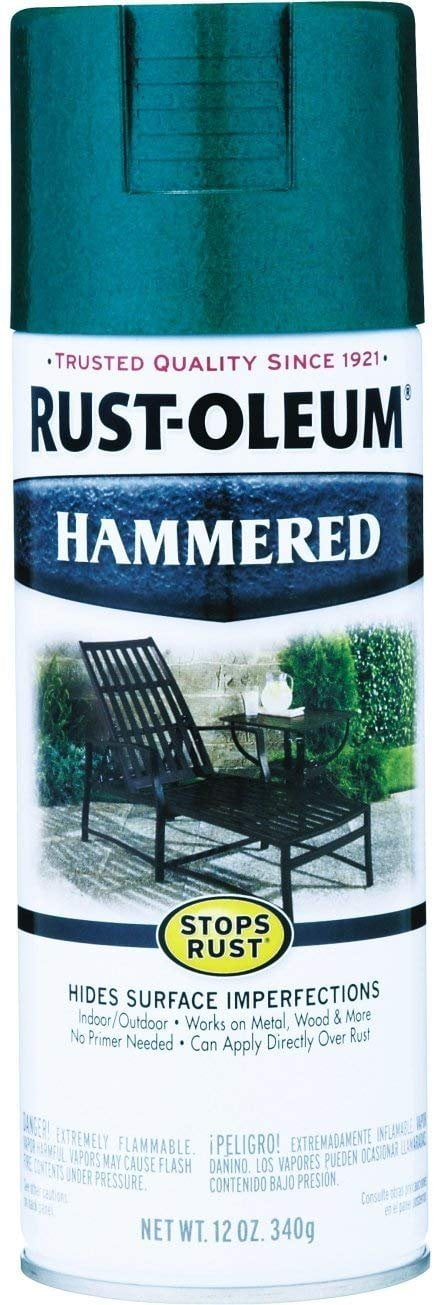 Deep Green Hammered Enamel Aerosol Spray Paint [Set of 6] - Walmart.com