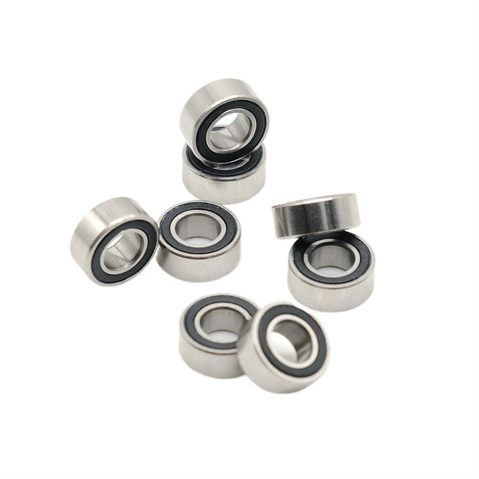 Deep Groove Ball Bearing 10 PC Bearings Stainless Steel 626 440C Stainless Steel Rings with ...