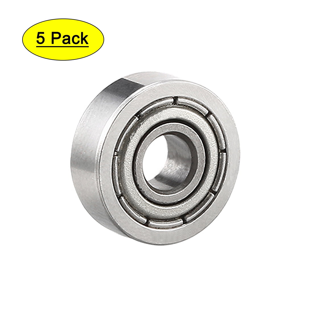 Deep Groove Ball Bearing 604Z Double Shield, 4mm x 12mm x 4mm Chrome ...