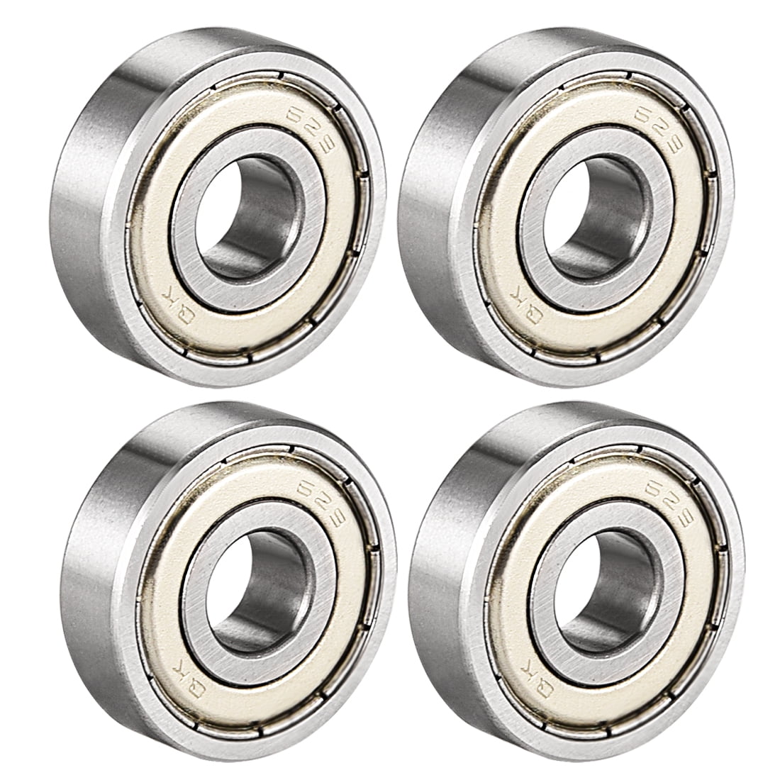Deep Groove Ball Bearing 629Z Double Shield, 9mm x 26mm x 8mm Chrome ...