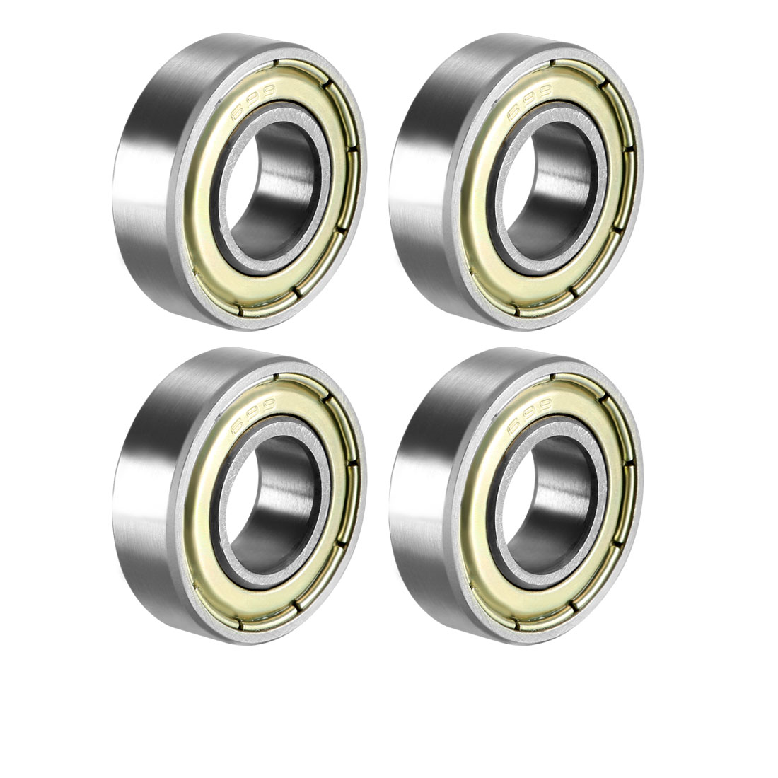 Deep Groove Ball Bearing 699Z Double Shield, 9mm x 20mm x 6mm Carbon ...