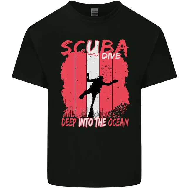 Deep Into The Ocean Scuba Diving Diver T-Shirt - Walmart.com