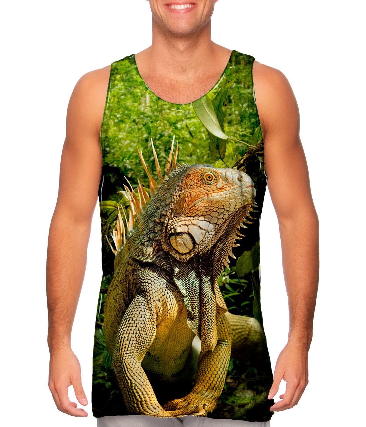 Deep Jungle Iguana Tank Top - Walmart.com