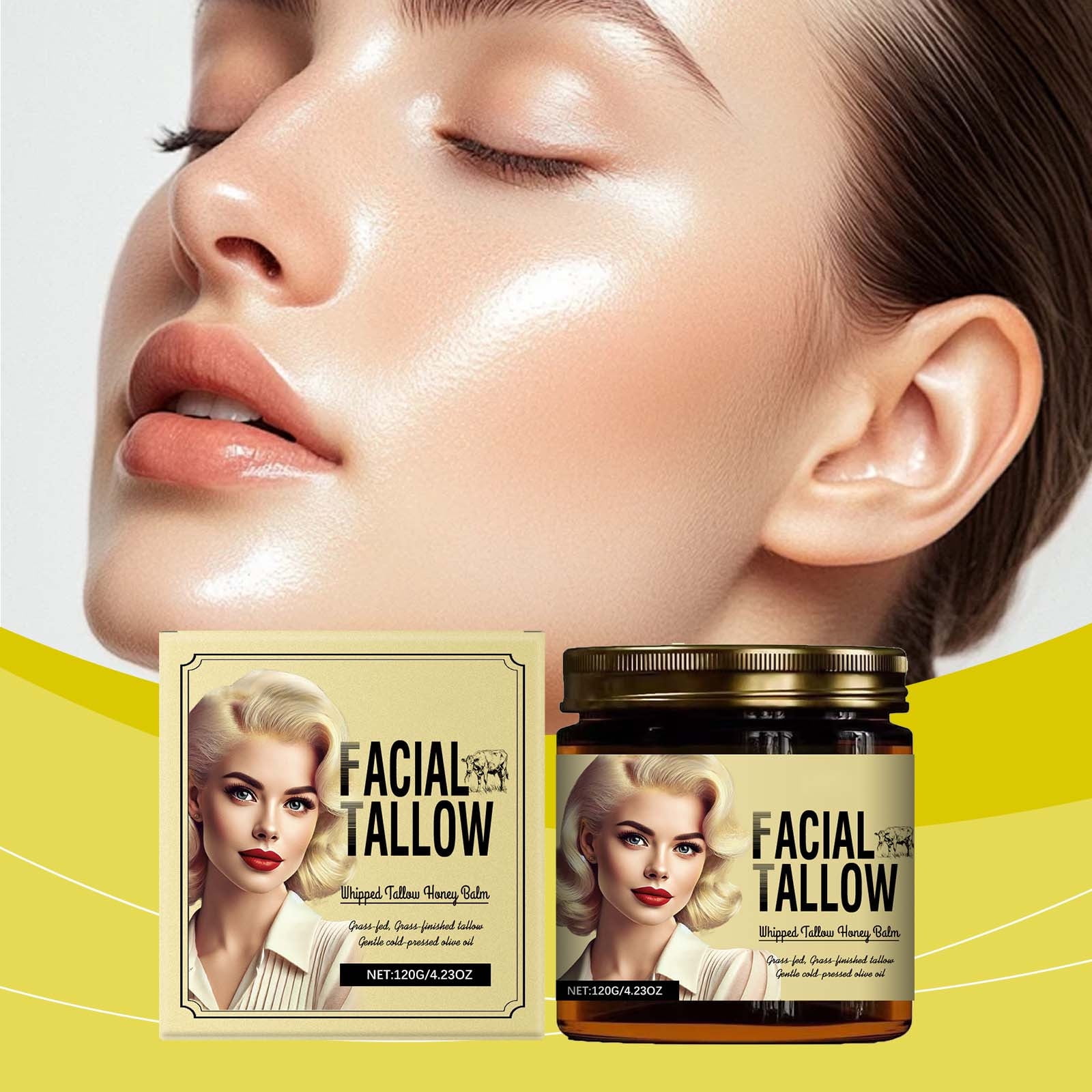 Deep Moisturizing Face Cream - 120g Hydrating Formula for Dry ...