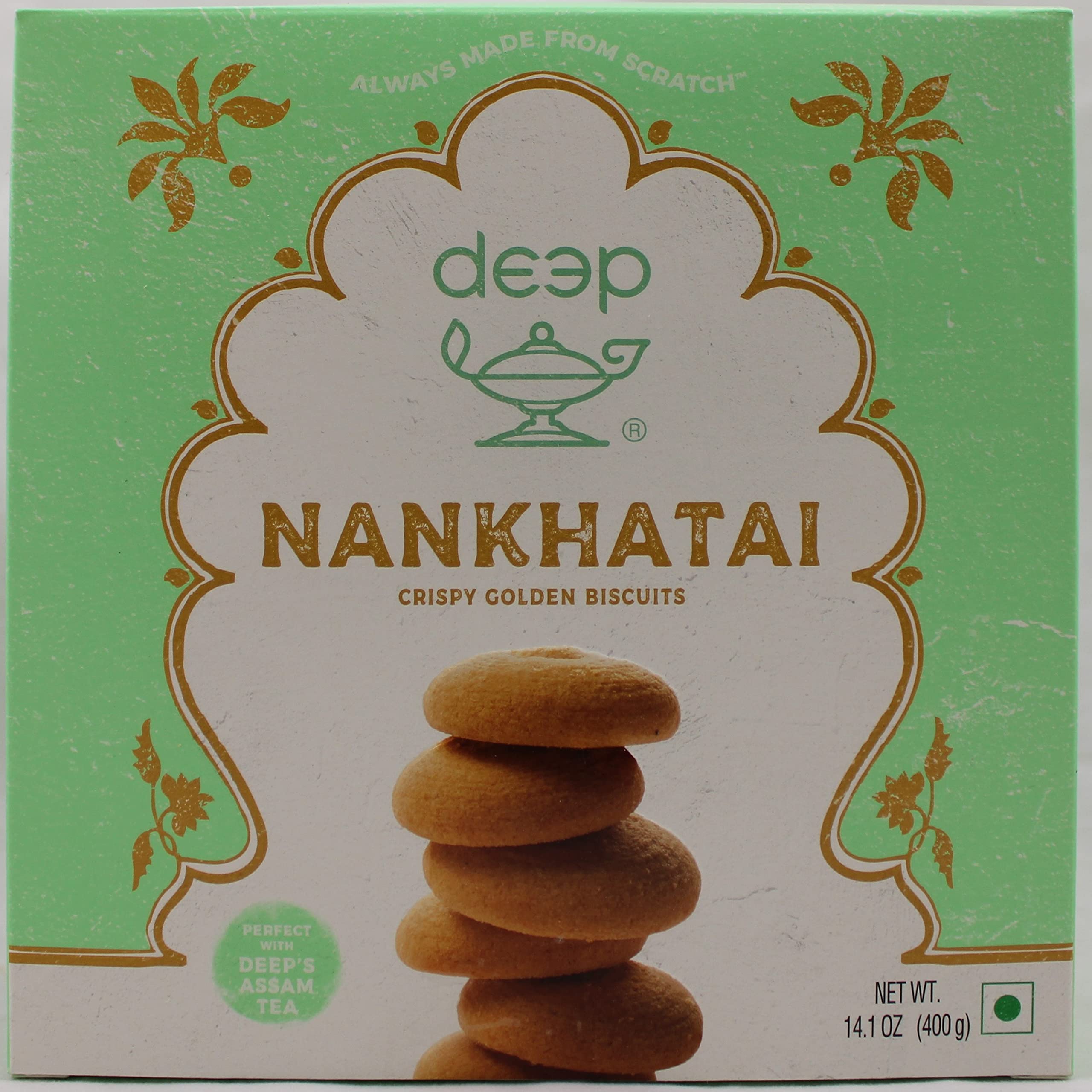Deep Nankhatai Indian Cookies SAF21 | Wheat Flour Crispy Golden ...