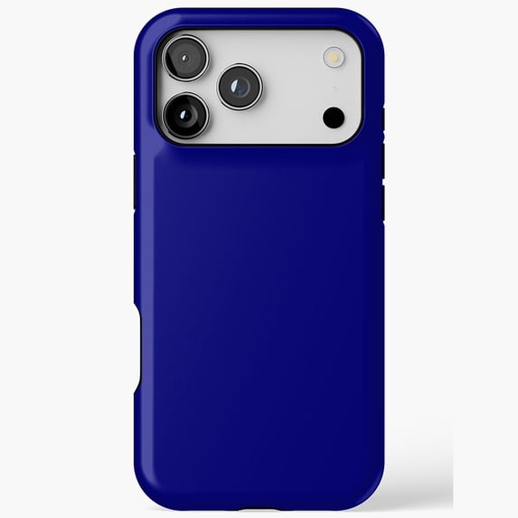 Deep Navy Blue Classic Sophisticated Solid Palette Phone Case 17 11 12 ...
